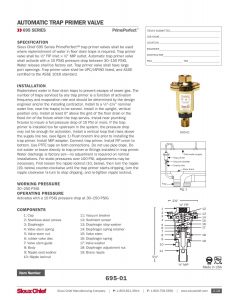 Trap Primer, Mechanical – Resilient Plumbing & Heating, Inc.